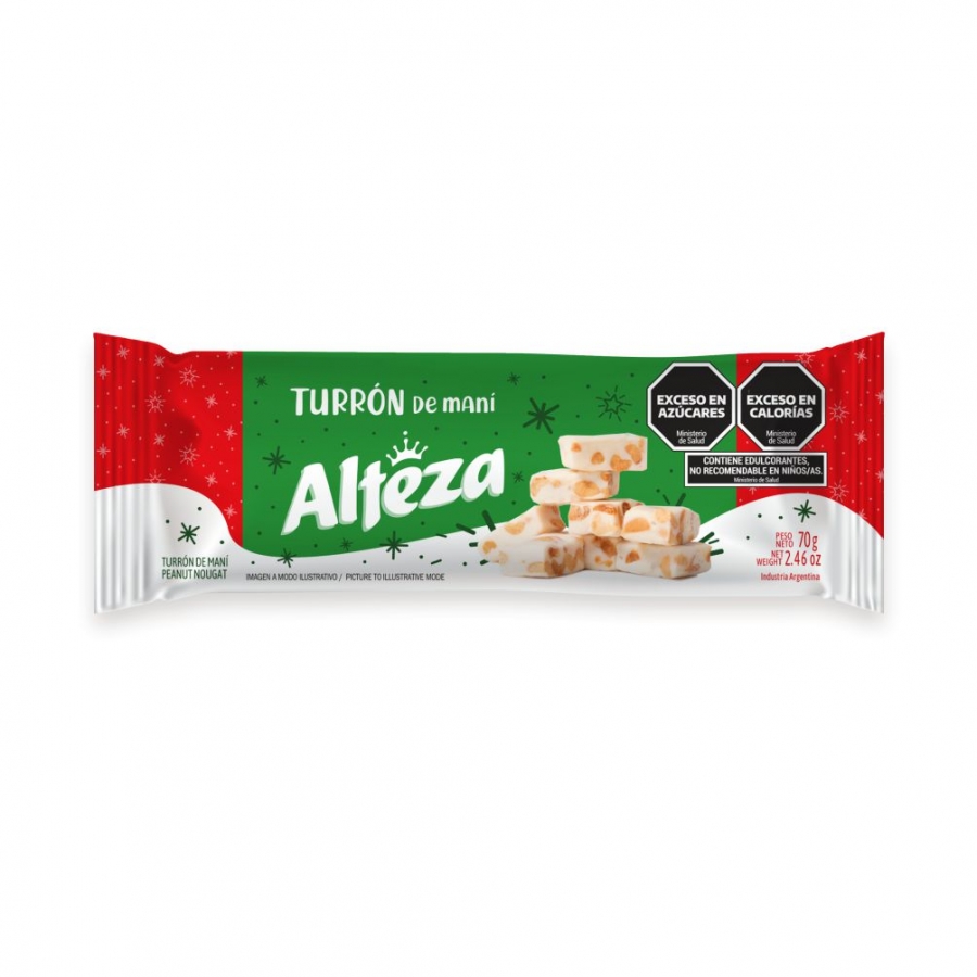 Alteza turron de mani 70g