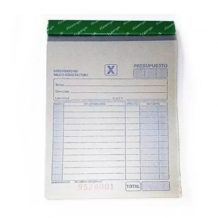 Alianza Presupuesto/Remito