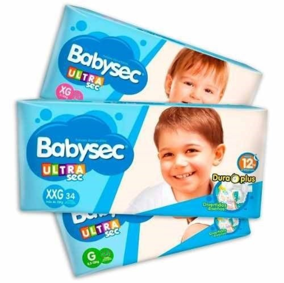 Babysec Pañales Ultrasec Hiperpack
