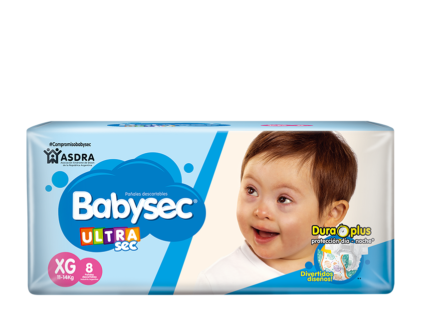 Babysec Pañales Ultrasec Paq x 8u