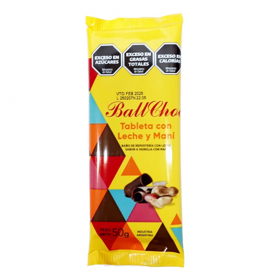 Ballchoc Chocolate con Mani 50g