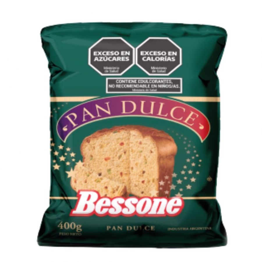 Bessone Pan Dulce con Frutas 400g