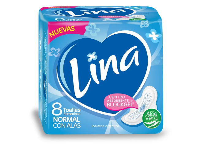 Lina Toallitas Femeninas x 8u