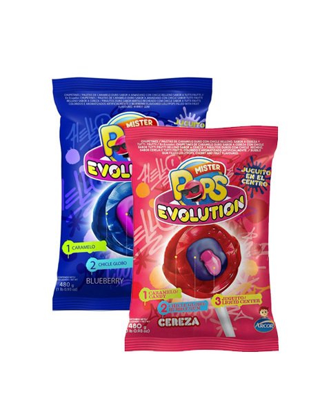 Pops Evolution Chupetín Con Chicle
