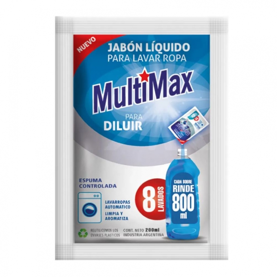 Multimax Jabon Liquido Concentrado 200ml