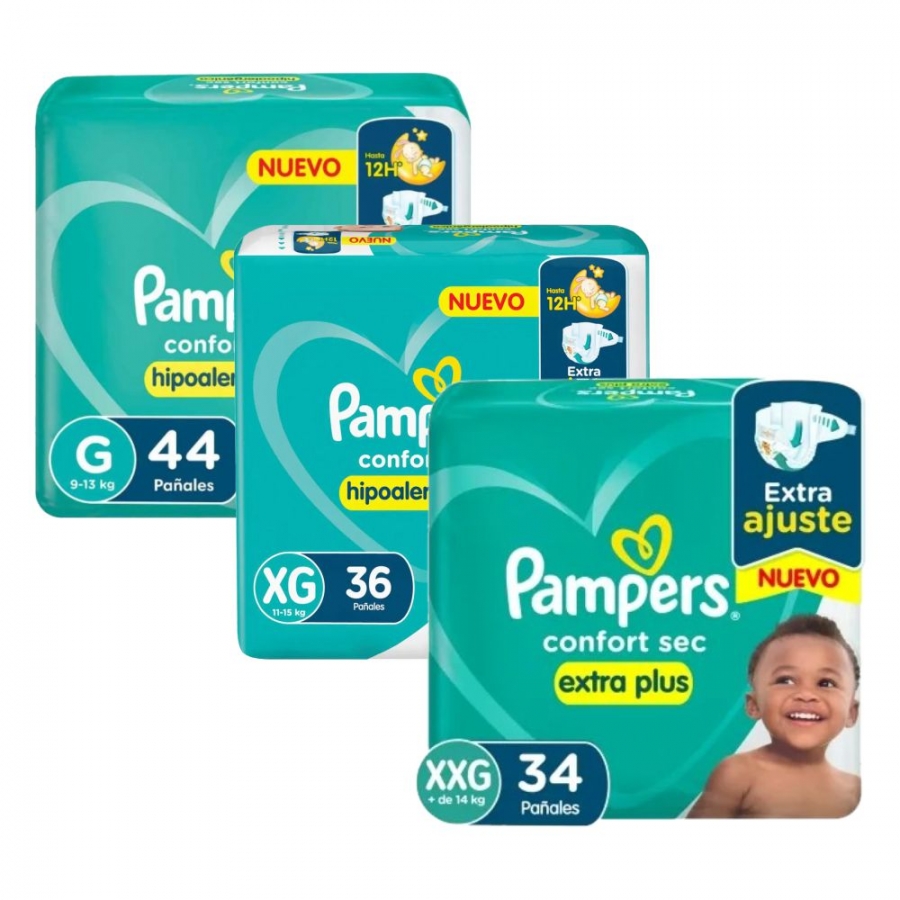 Pampers Confort Sec Hyper Pack