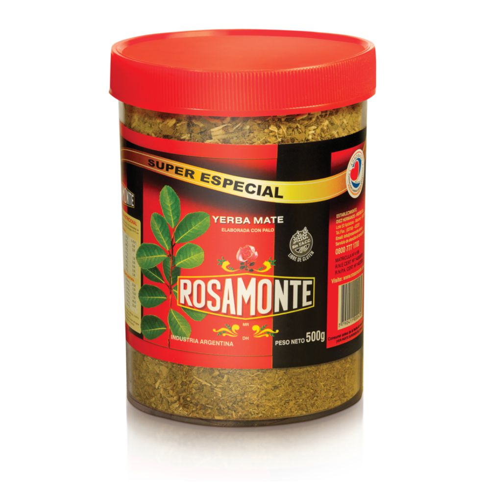 Rosamonte Yerba Mate 500g Tarro