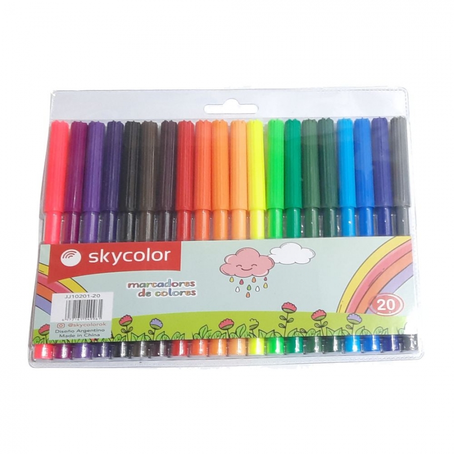Skycolor Fibras de Colores x 20u