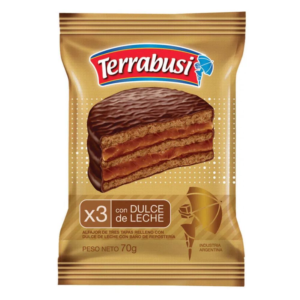 Terrabusi Alfajor Triple Pack x 6u