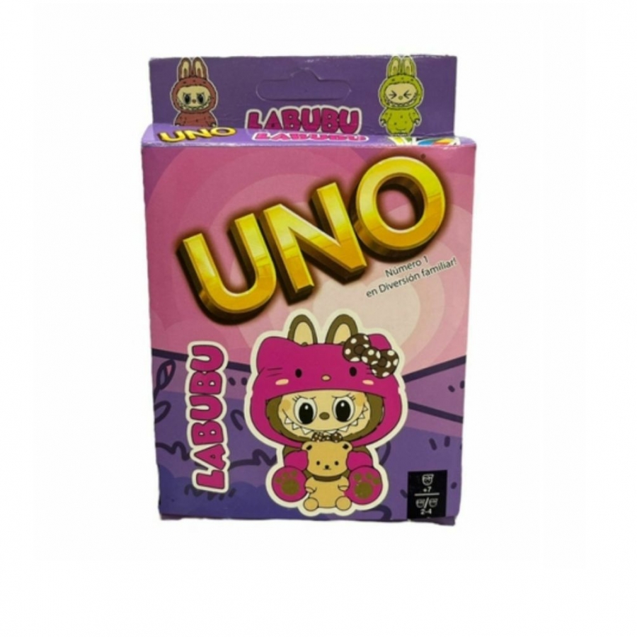 Uno Juego Naipes Labubu Delux