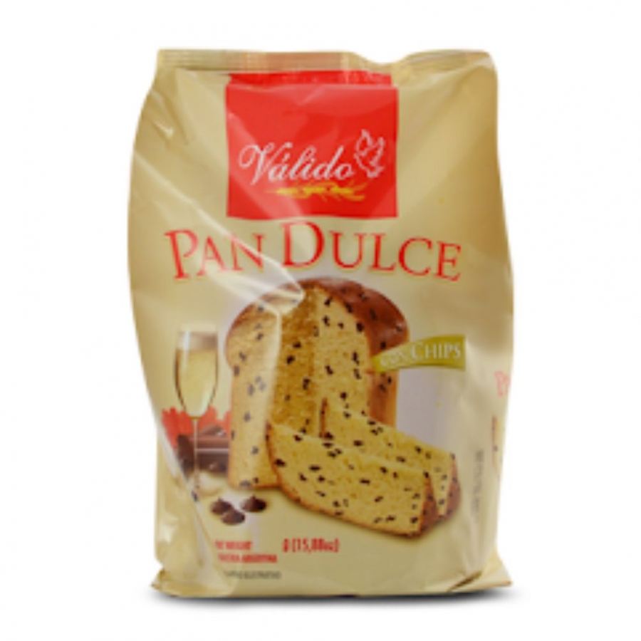 Valido Pan Dulce C/Chips 400g